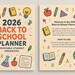 2026 Back to School Planner | Printable Student Organizer for Kids ...