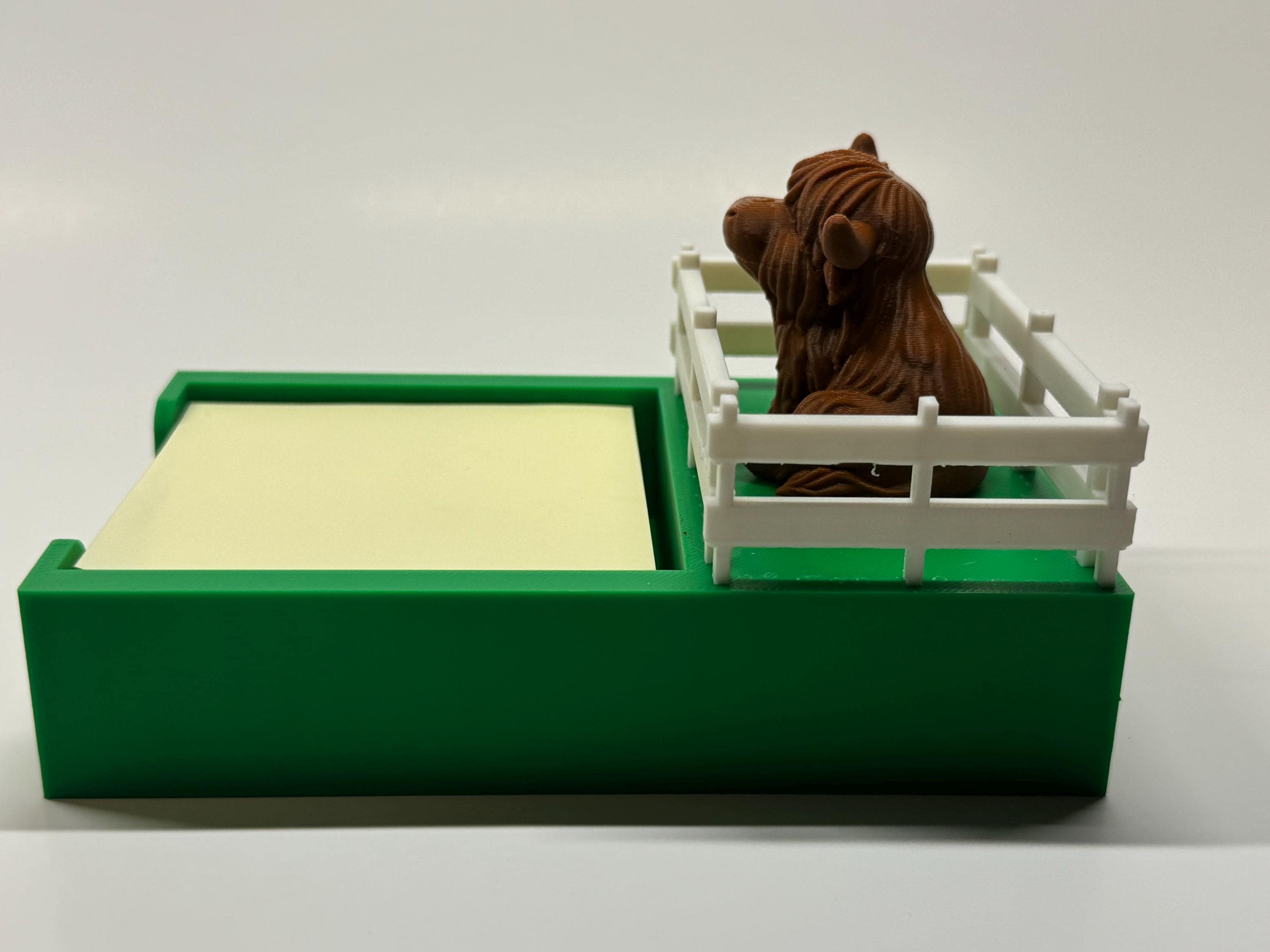 Highland Cow Post-it Holder - Etsy
