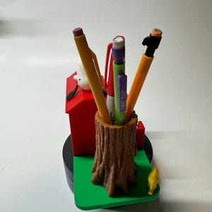 Snoopy Post-it Note and Pen/pencil Holder PLEASE READ DESCRIPTION! for ...