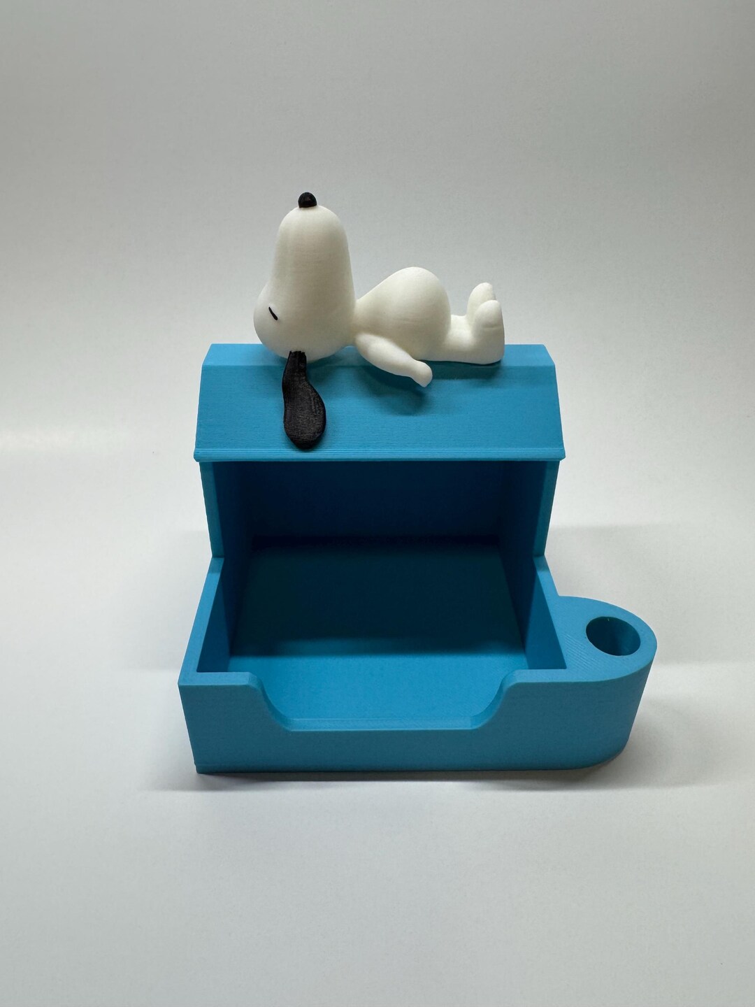 Snoopy Post-it/sticky Note With Single Pen Holder 3d Print - Etsy