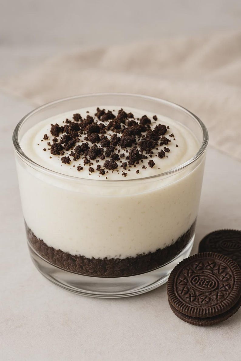 Oreo Yoghurt Mousse Recipe | No-bake Dessert With Oreo Biscuit Base ...