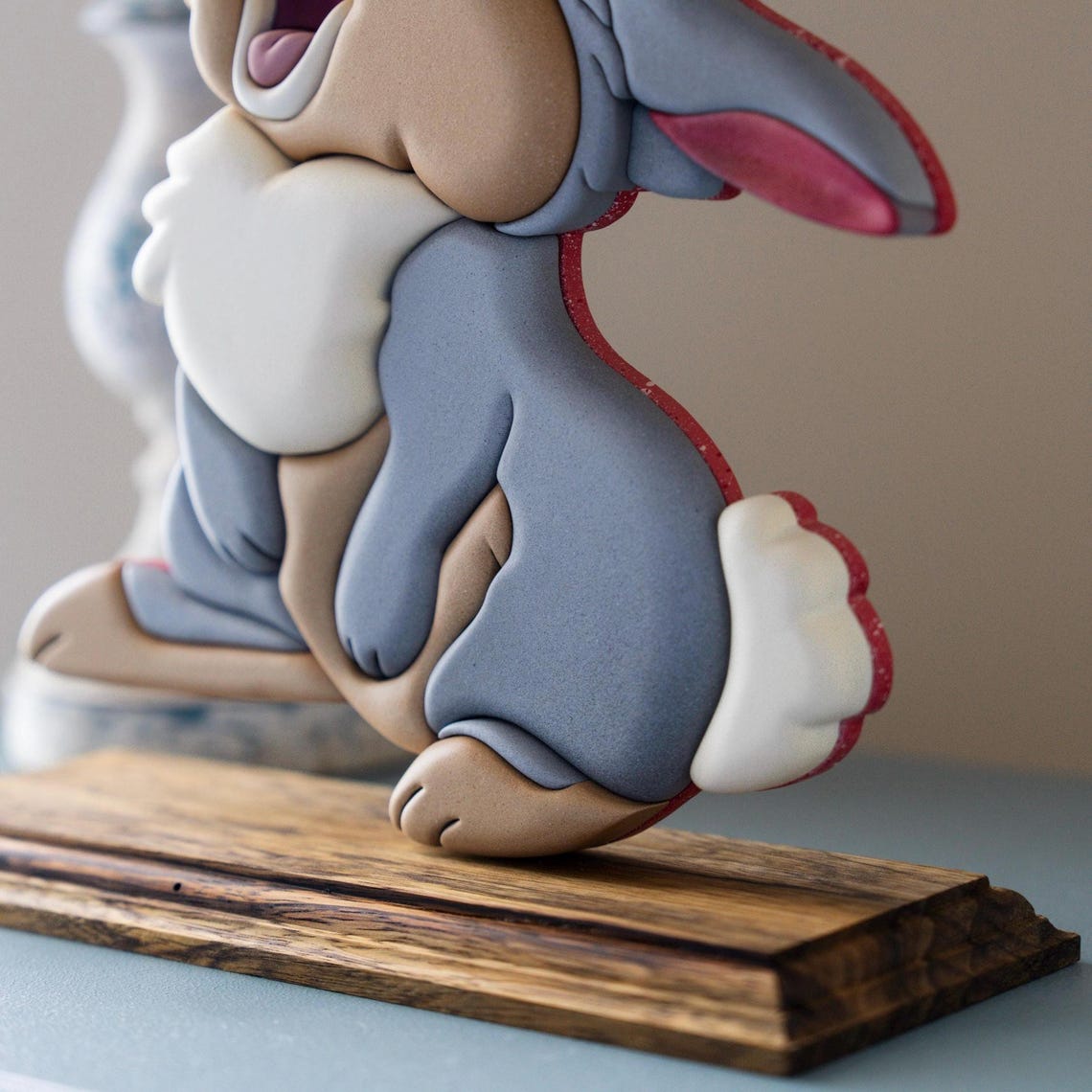 Handcrafted Thumper Wood Art: Bambi and Bunny Nursery Decor - Etsy