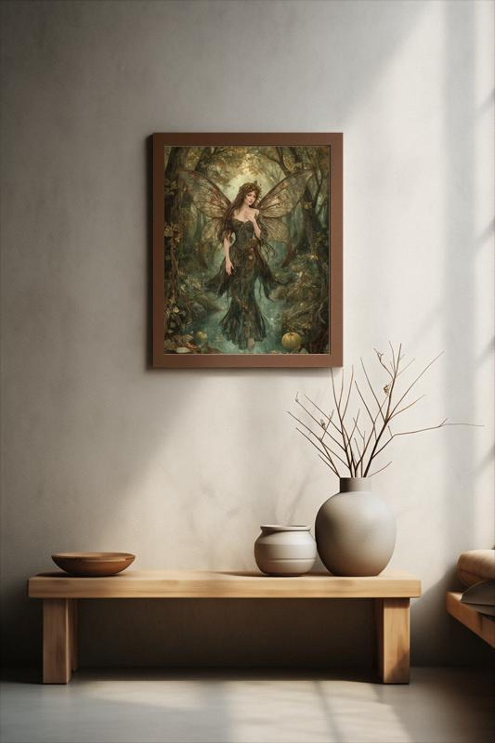 Autumn Harvest Fae Art | Enchanted Woodland Digital Download | Forest ...