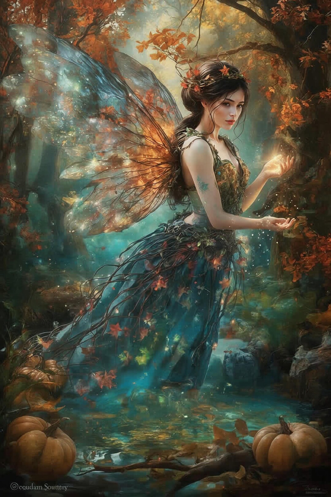 Forest Spirit Guardian Art | Enchanted Woodland Digital Download ...