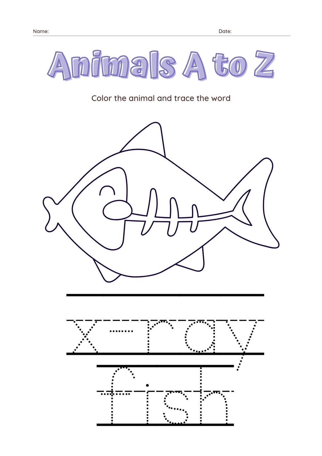 Kidz Colouring ,tracing Alphabets,to Help Writing Skills.recognition of ...