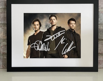 supernatural poster signed