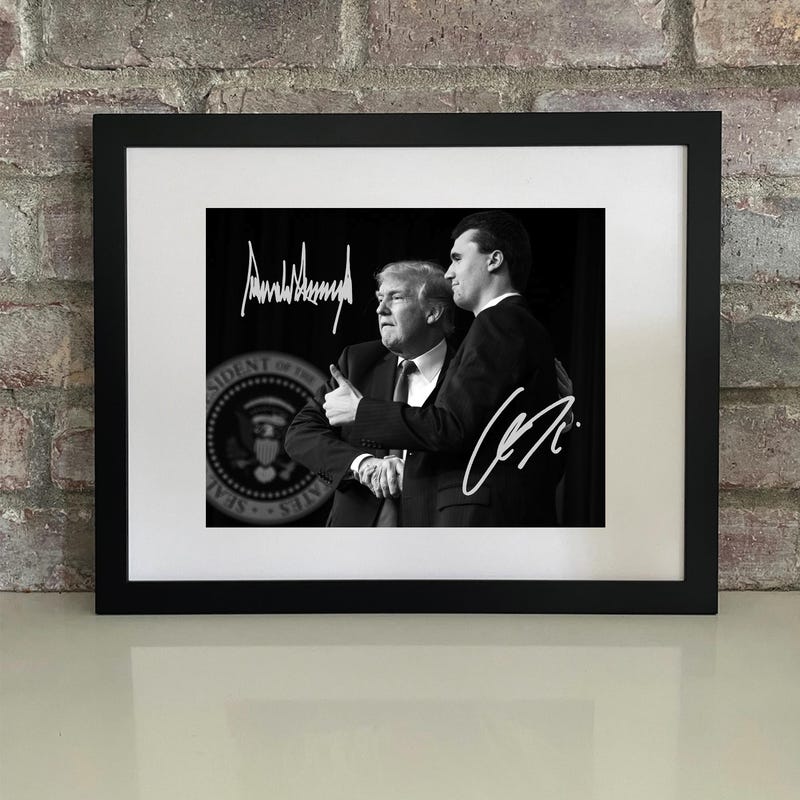Charlie Kirk Autograph - Etsy