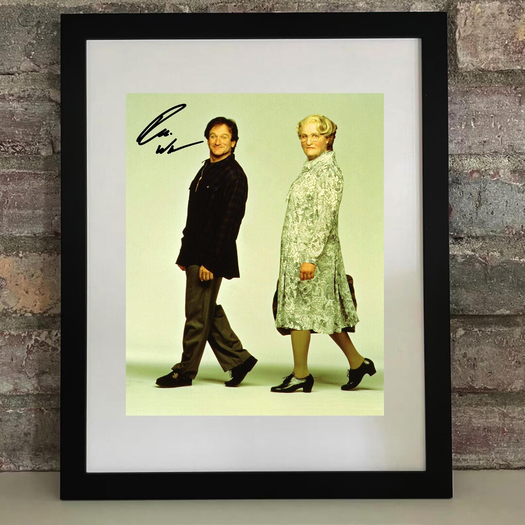 Mrs. Doubtfire Robin Williams Autographed Signed REPRINT 8x10 Photo ...