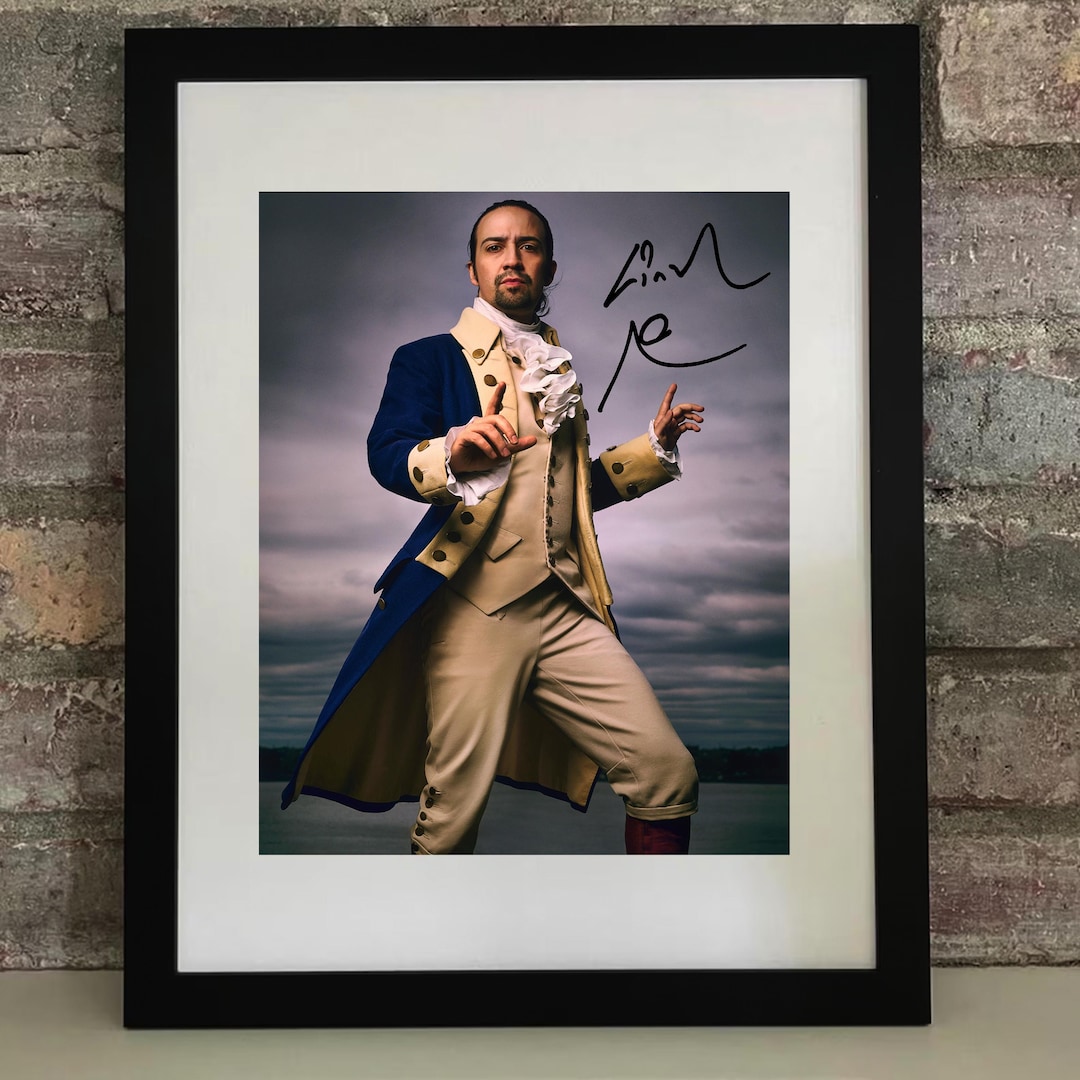 Hamilton Lin Manuel Miranda Alexander Hamilton Autographed Signed
