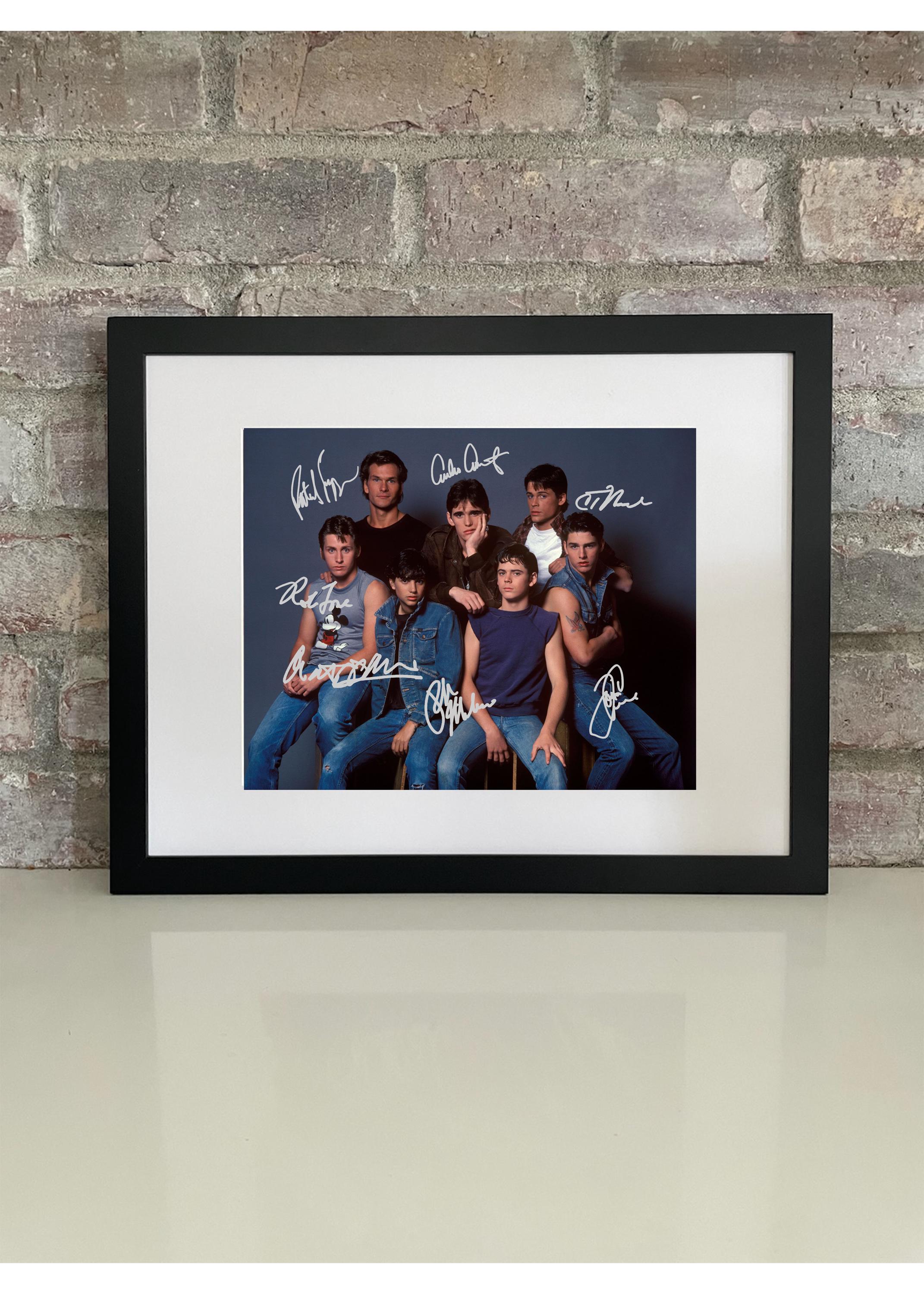 The Outsiders Cast Photo With Reprint Autograph – 80s Teen Drama Poster ...
