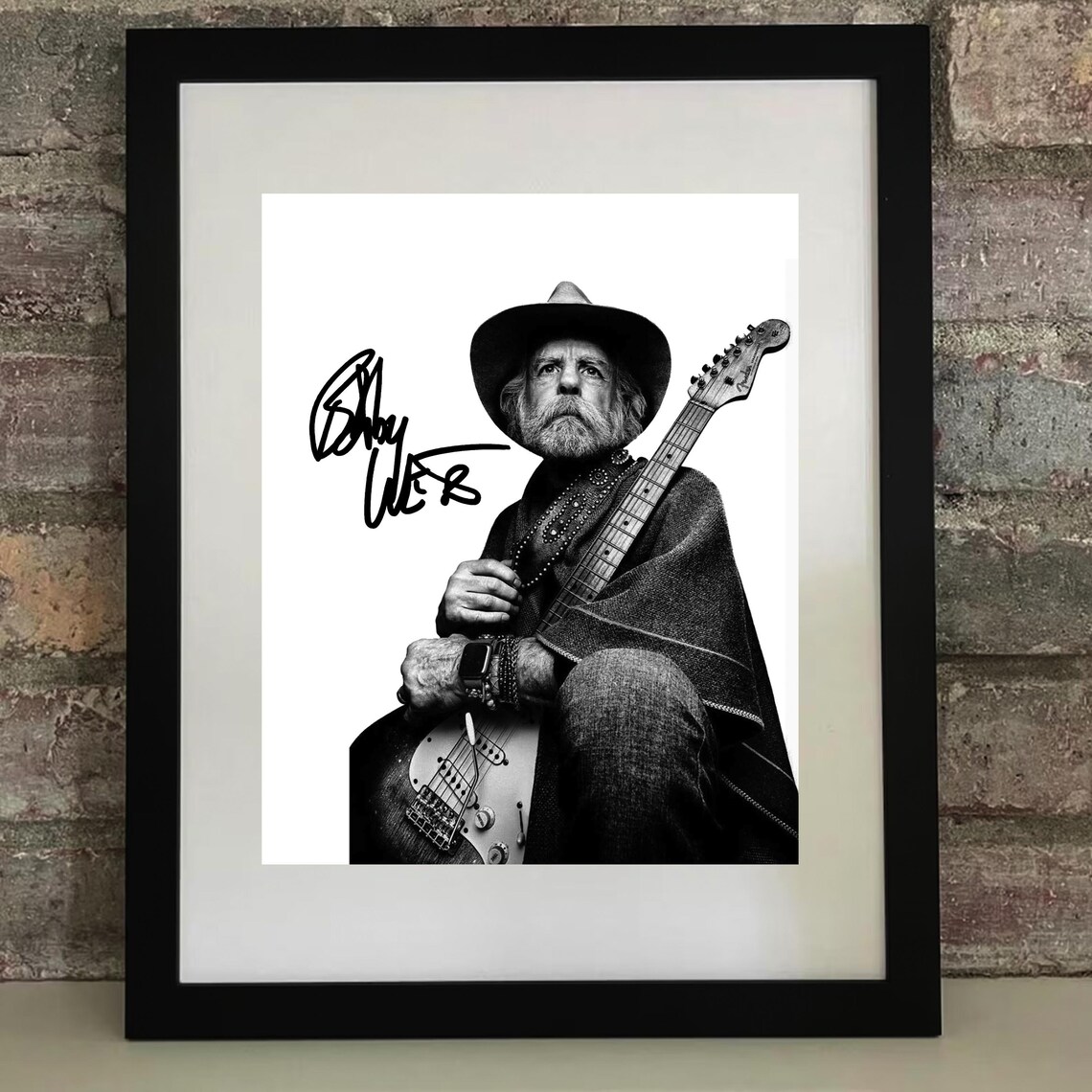 Bob Weir Autograph Signed Reprint Poster Print Framed/unframed Memorial ...