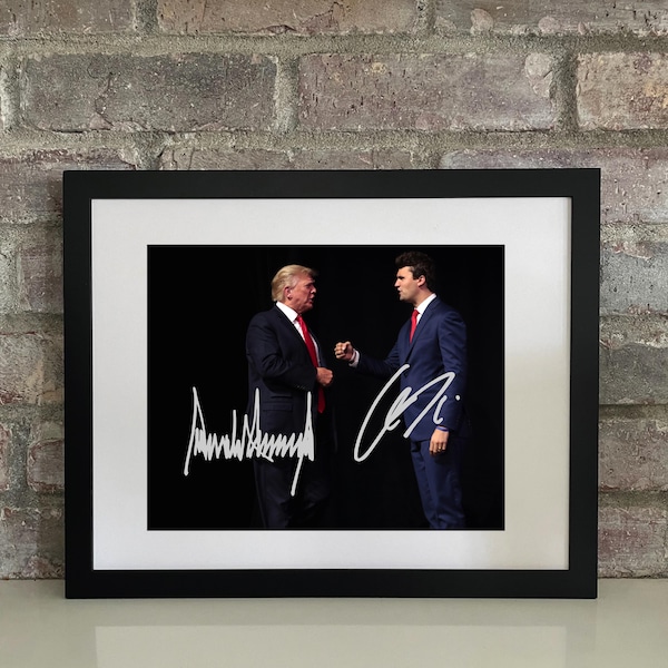 Trump Signed Poster - Etsy