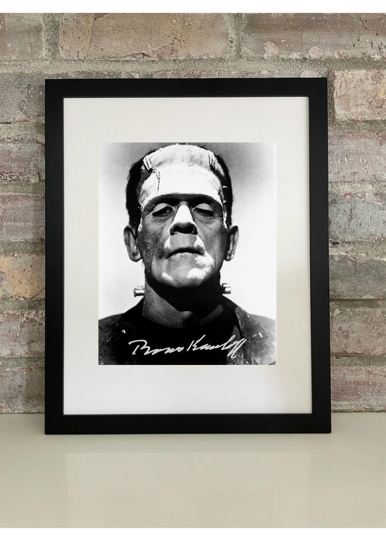 Boris Karloff – Frankenstein Reprint Autograph 8x10 Photo Framed or ...