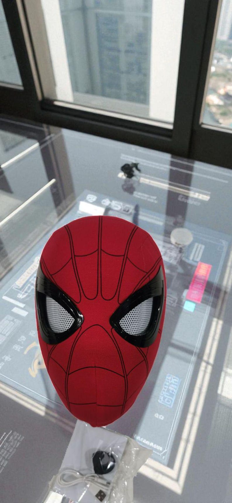 New Spider-man:no Chin Control Way Home Spider Man Mask Luxury Helmet ...