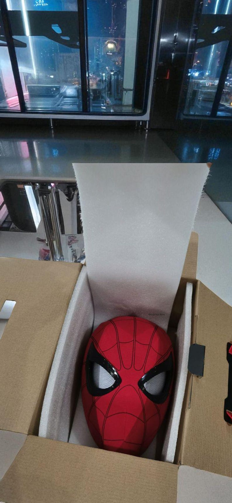 New Spider-man:no Chin Control Way Home Spider Man Mask Luxury Helmet ...
