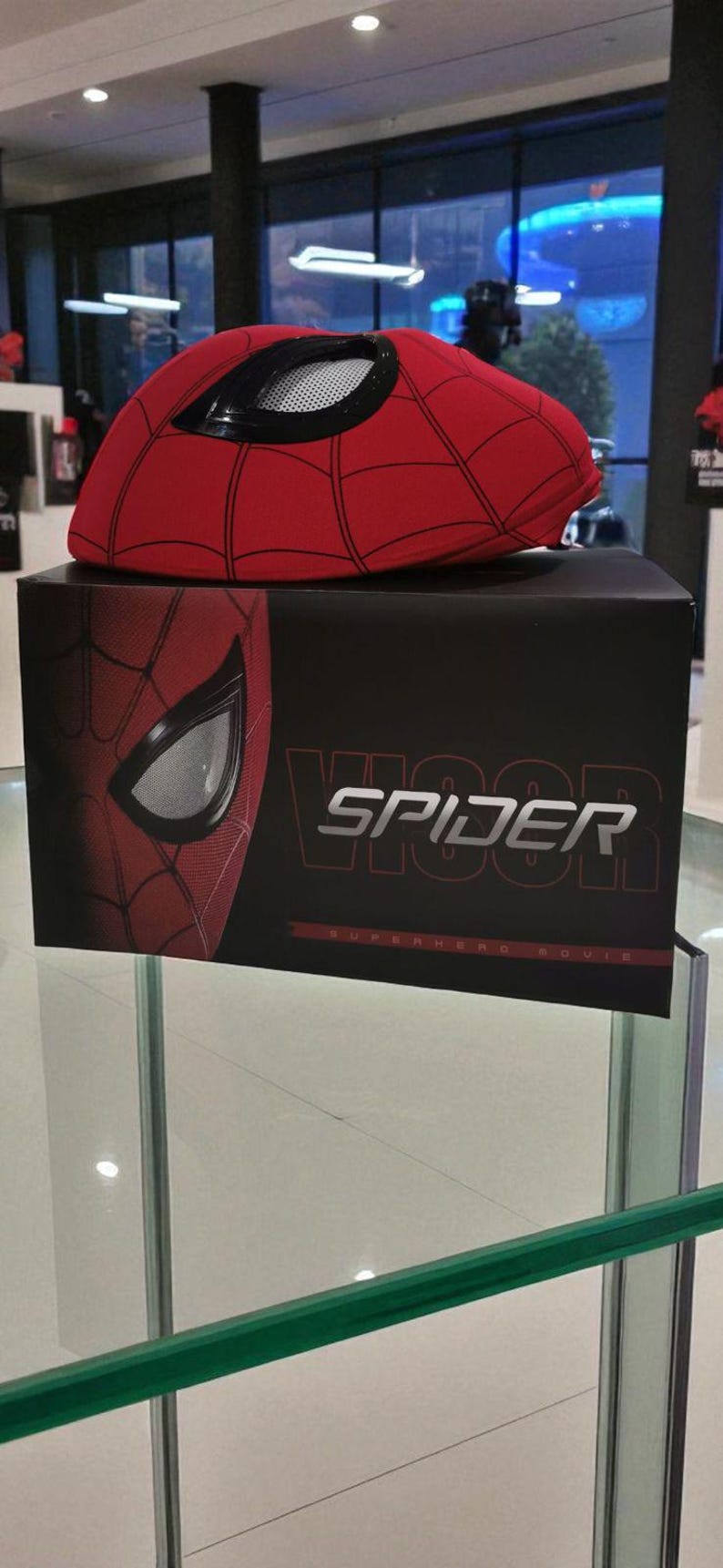 New Spider-man:no Way Home Spider Man Mask Luxury Helmet Rechargeable ...