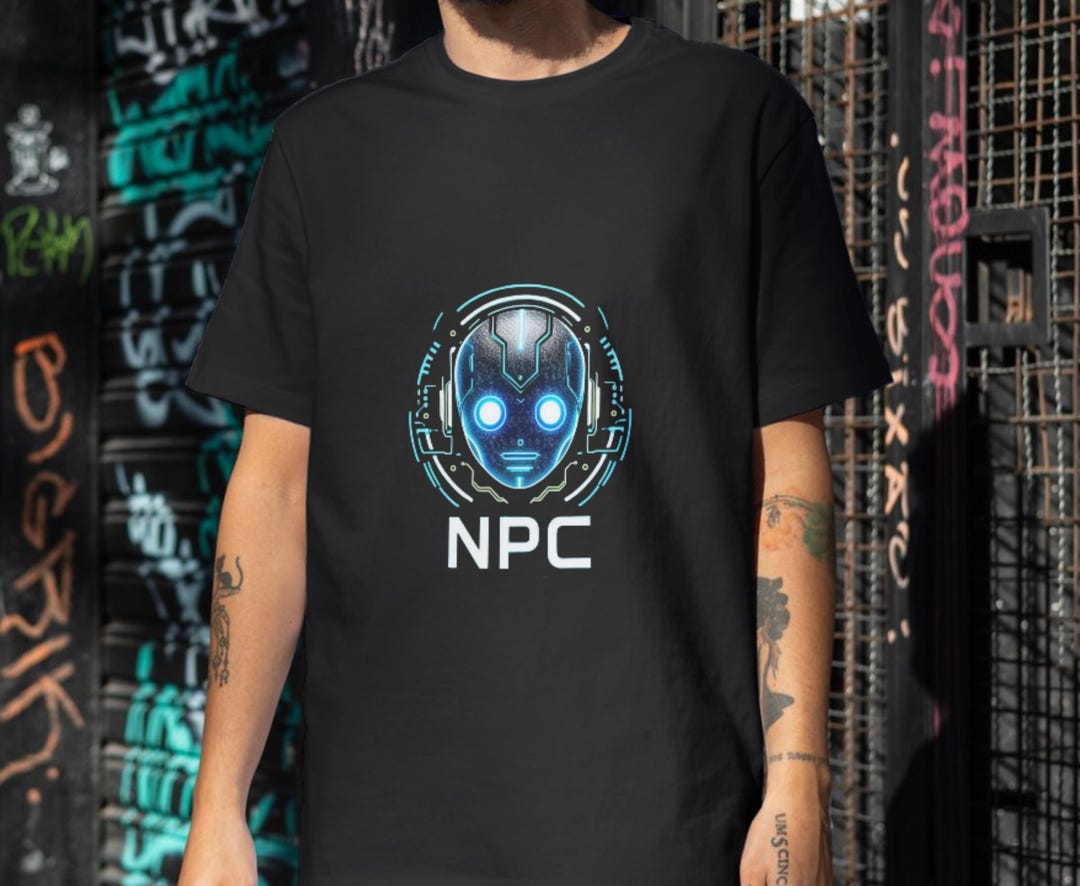 Npc Shirt, Tiktok Trend Shirt, Npc Figure, Needy Streamer Overload ...