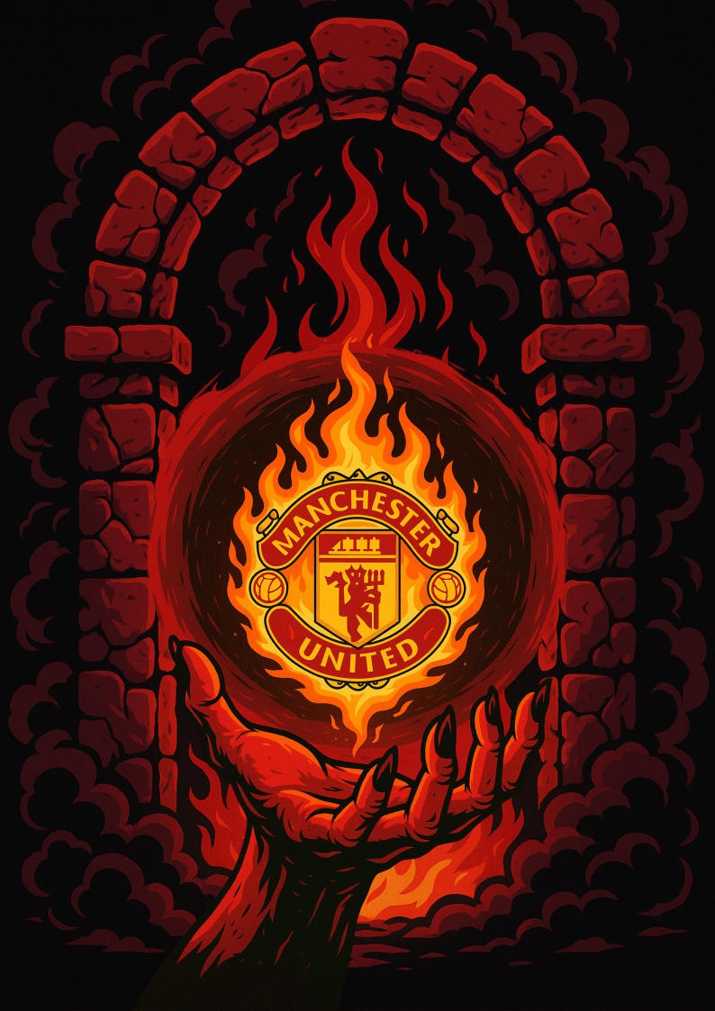Printable Poster of Manchester United - Etsy