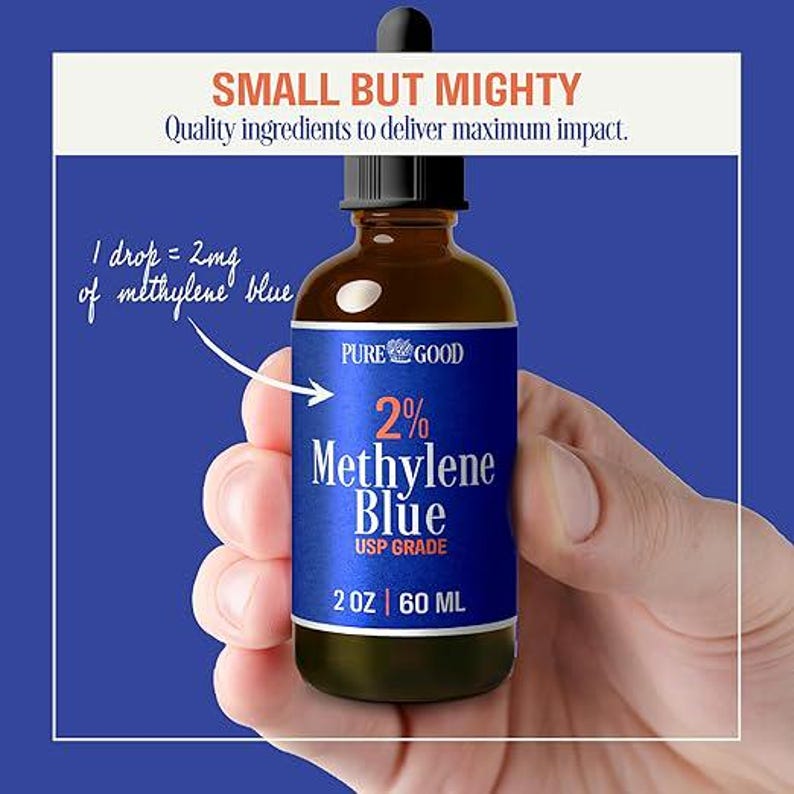 Methylene Blue 2% (60 Ml) - Pharmaceutical Grade, Usp-grade, Third ...
