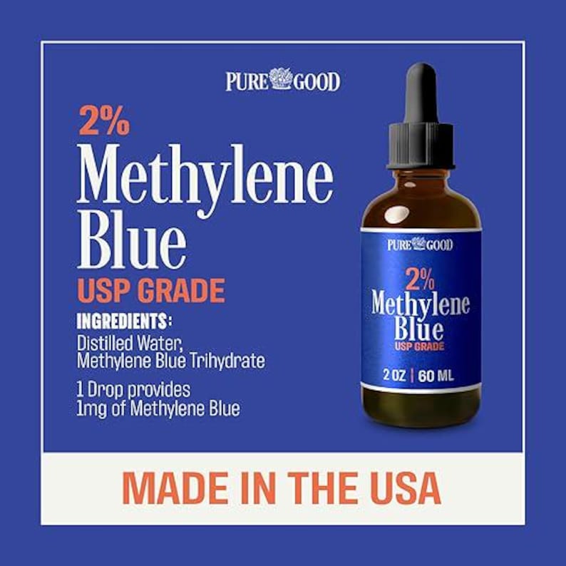 Methylene Blue 2% (60 Ml) - Pharmaceutical Grade, Usp-grade, Third ...