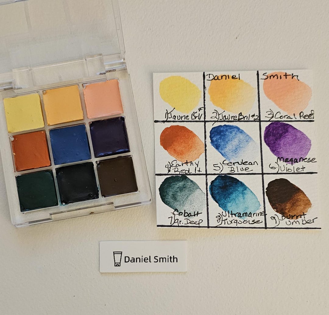 Daniel Smith Watercolor Paint Palette - Etsy