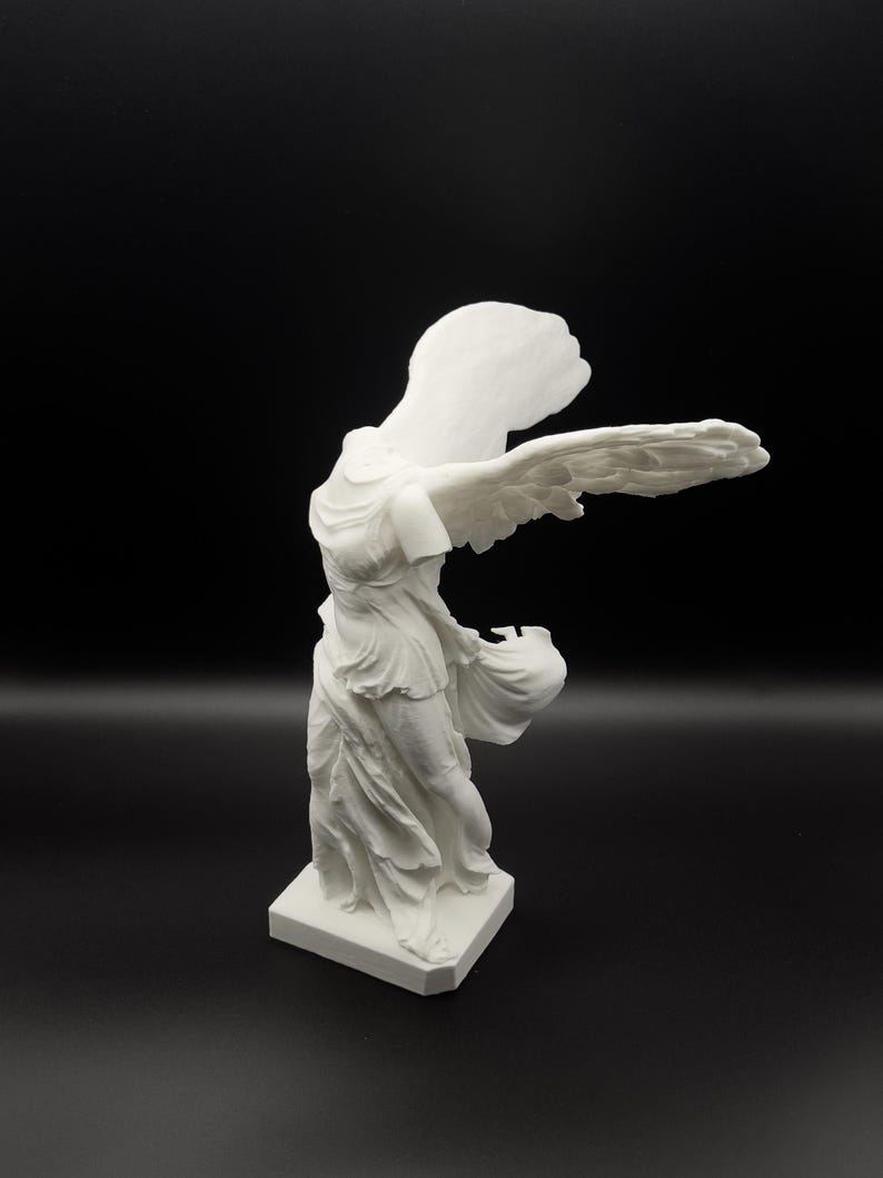 3D Printed Winged Victory of Samothrace Statue – Louvre Paris Replica ...