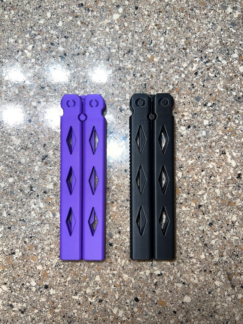 3D Printed Butterfly Knife Balisong Trainer Fidget Toy Gift - Etsy