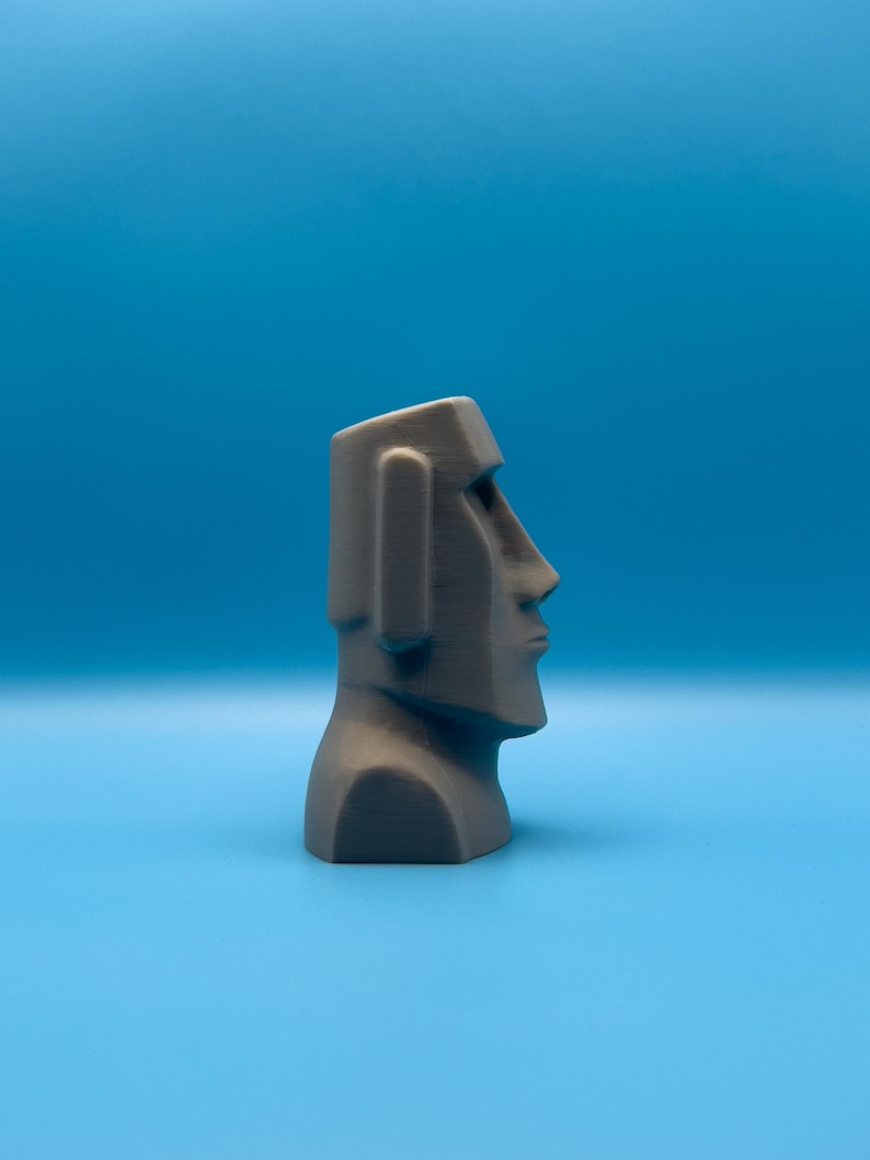 Moai Statue – 3D Printed Easter Island Head - Desk Decoration- Home ...