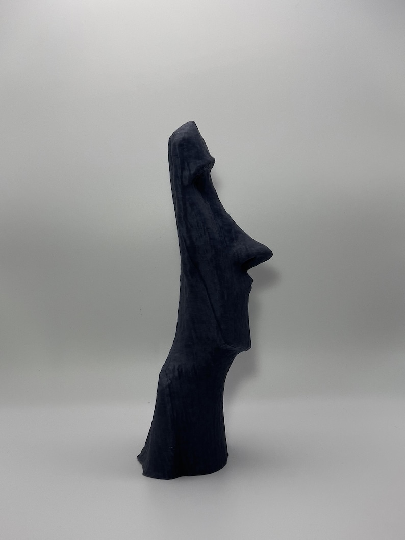 Moai Statue | 3D Printed Easter Island Head Decor | Modern Minimalist ...