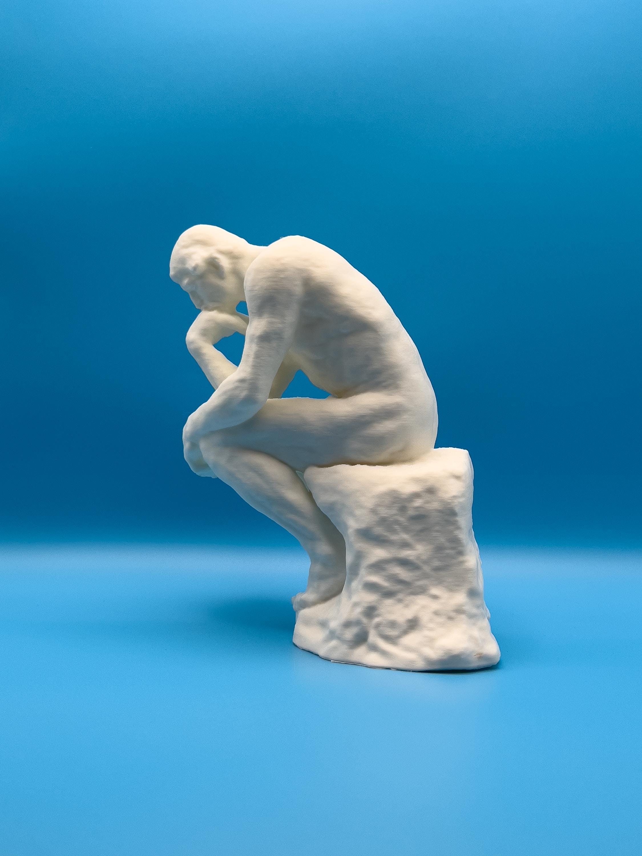 The Thinker by Rodin – 3D Printed Statue for Desk or Shelf - Etsy