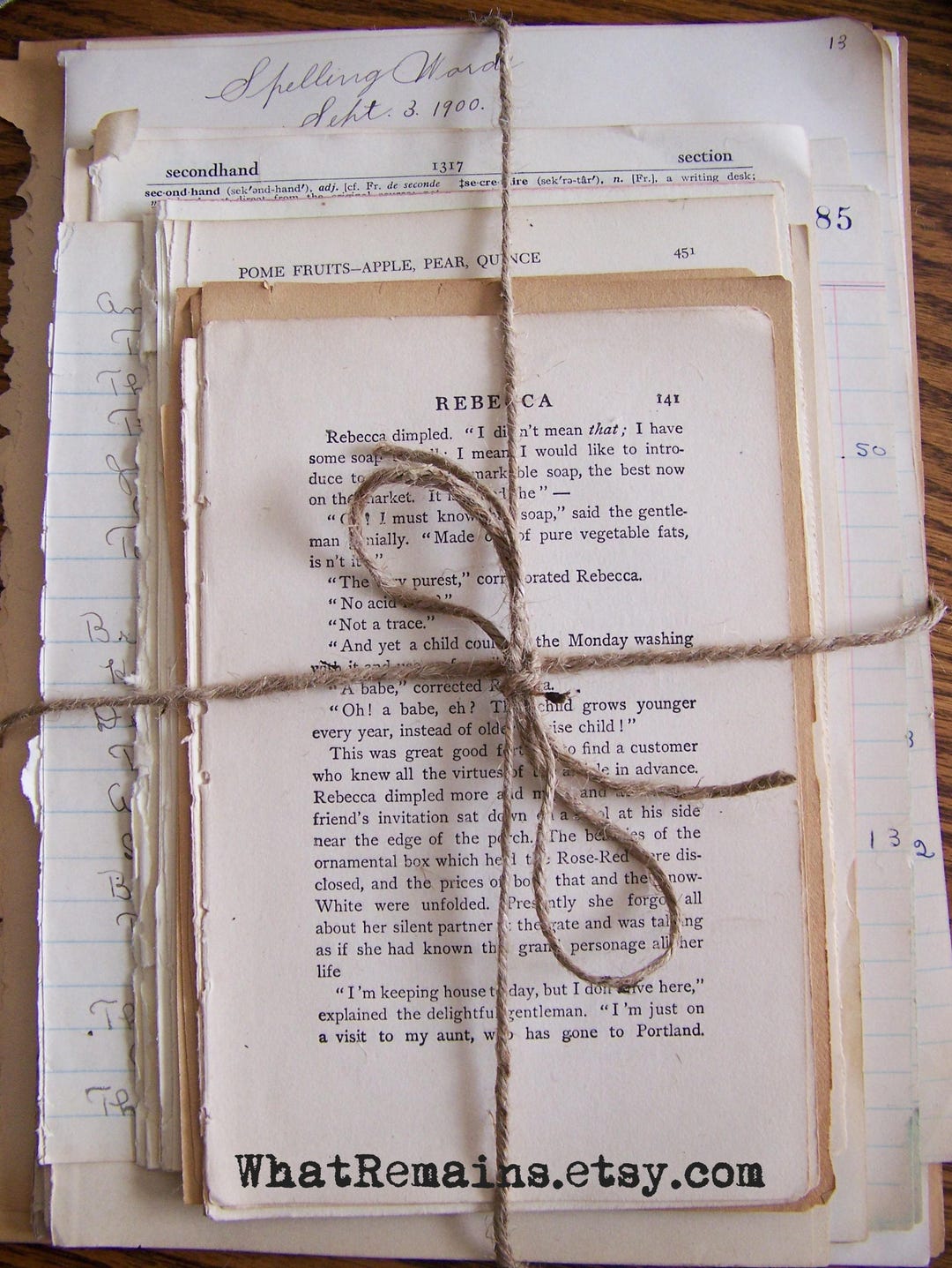 Junk Journaling Paper Ephemera Pack Antique Sheet Music Ledgers Garden ...