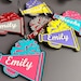 Personalized Cheer Bag Tag – Custom Megaphone & Pom Pom – Cheerleading ...