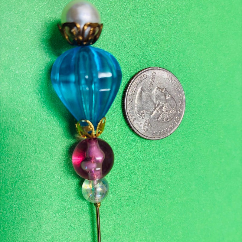 Beaded Stick Pins - Etsy