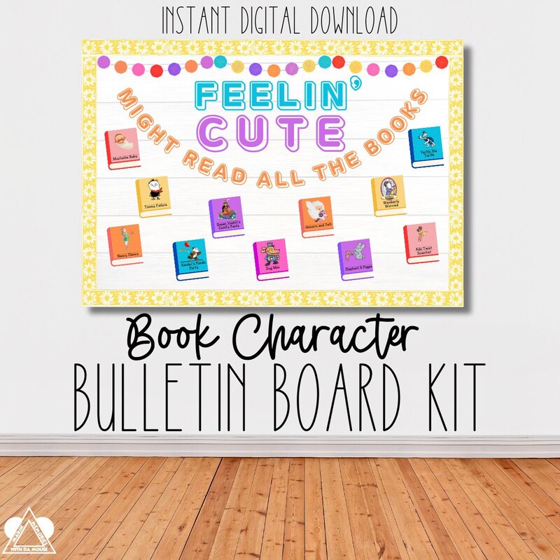 Book Characters Bulletin Board - Etsy