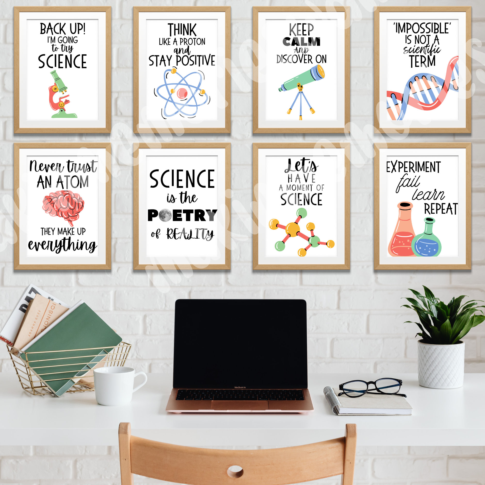 Science Classroom Posters | Science Puns | INSTANT DIGITAL DOWNLOAD ...