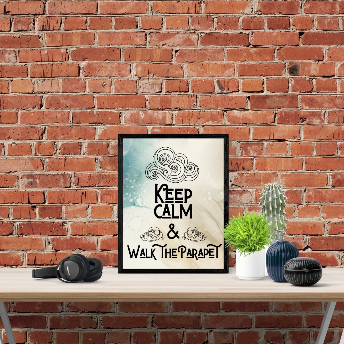 Fourth Wing Printable Poster | Keep Calm & Walk the Parapet | Basgiath ...