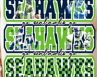 SEA Football Png, Seattle Seahawks Png, Let's Go Seahawks Png, Seahawks ...