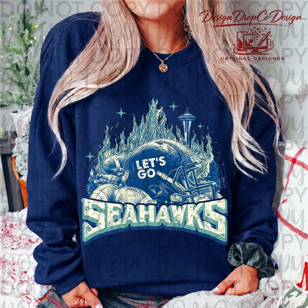 SEA Football Png, Seattle Seahawks Png, Let's Go Seahawks Png, Seahawks ...
