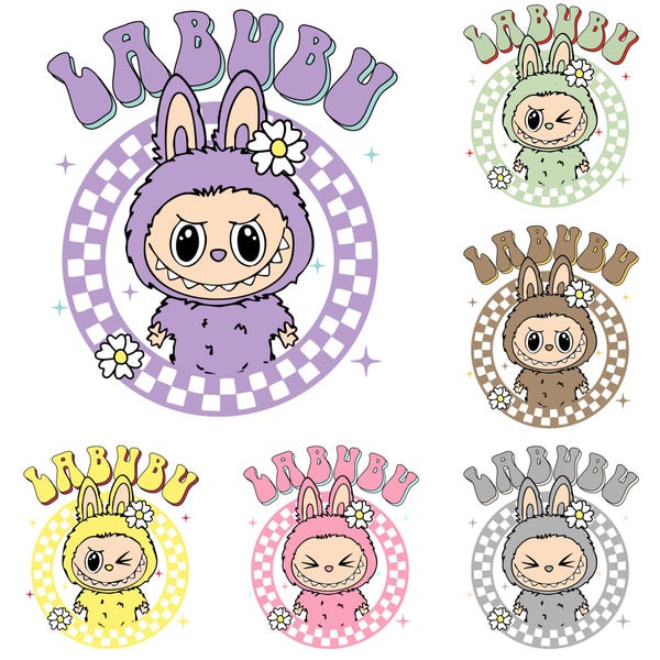 Labubu Paper Doll - Etsy