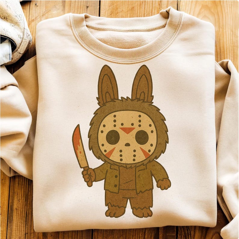 Horror Labubu PNG Bundle | 10 Cute Spooky Character Stickers |halloween ...