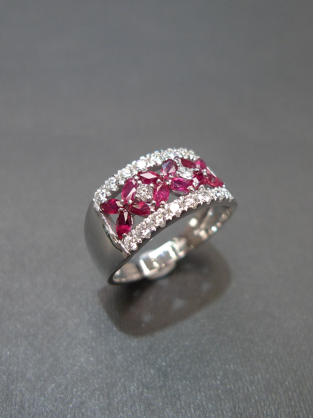 Ruby Ring, Ruby Gemstone, Red Rubies, Ruby Ring Gold, Marquise Ruby ...