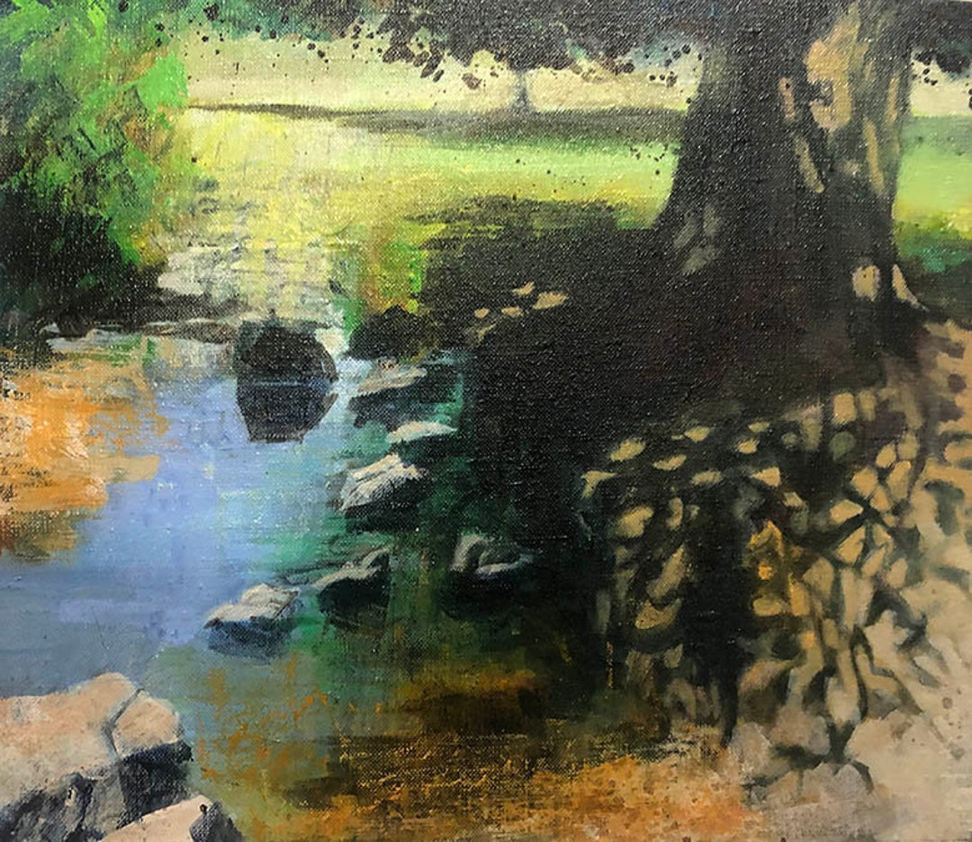 RIVER LIN SKETCH- Original Artwork by Jo Sheppard Leicestershire Artist ...