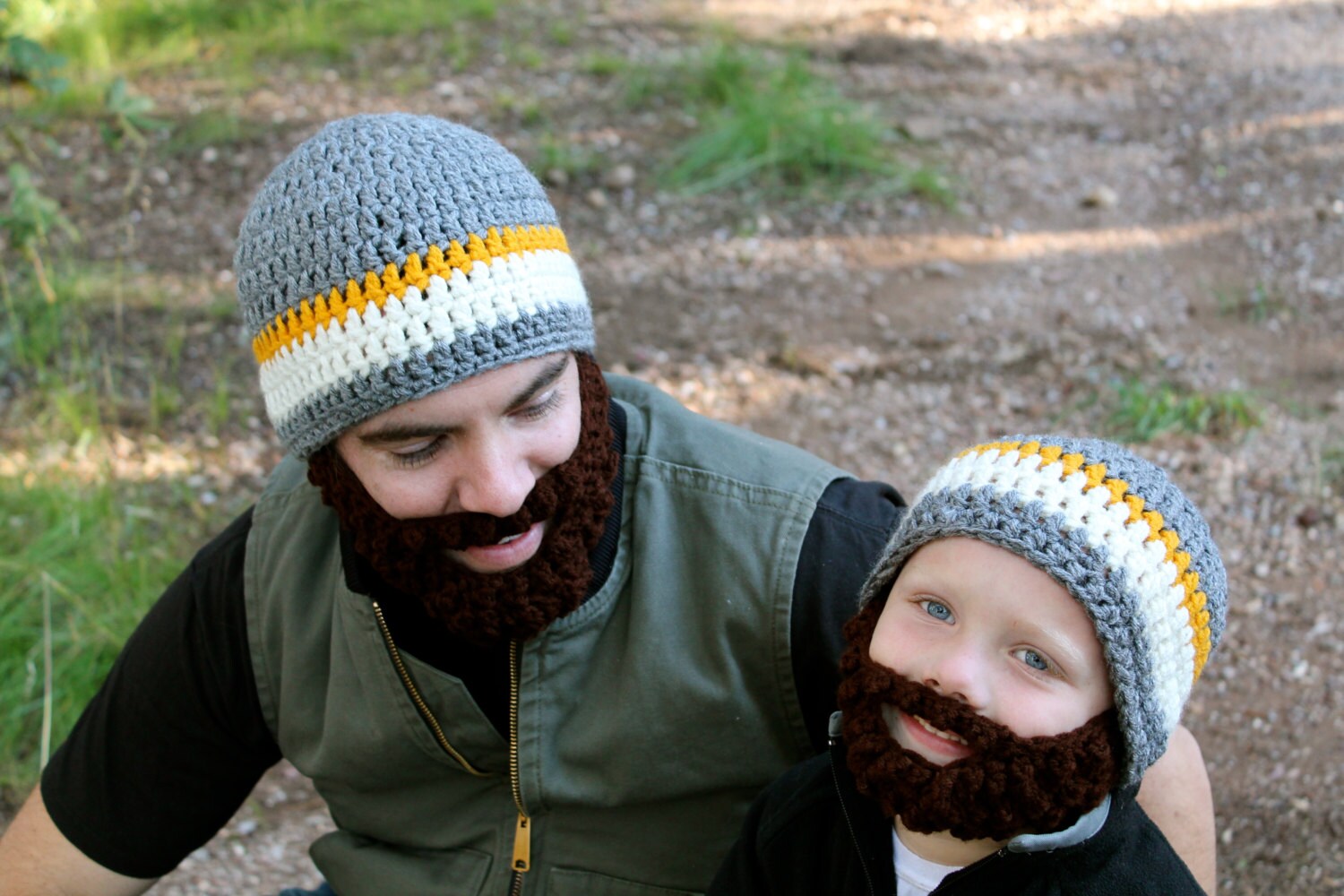 SALE Father/son ULTIMATE Bearded Beanies - Etsy