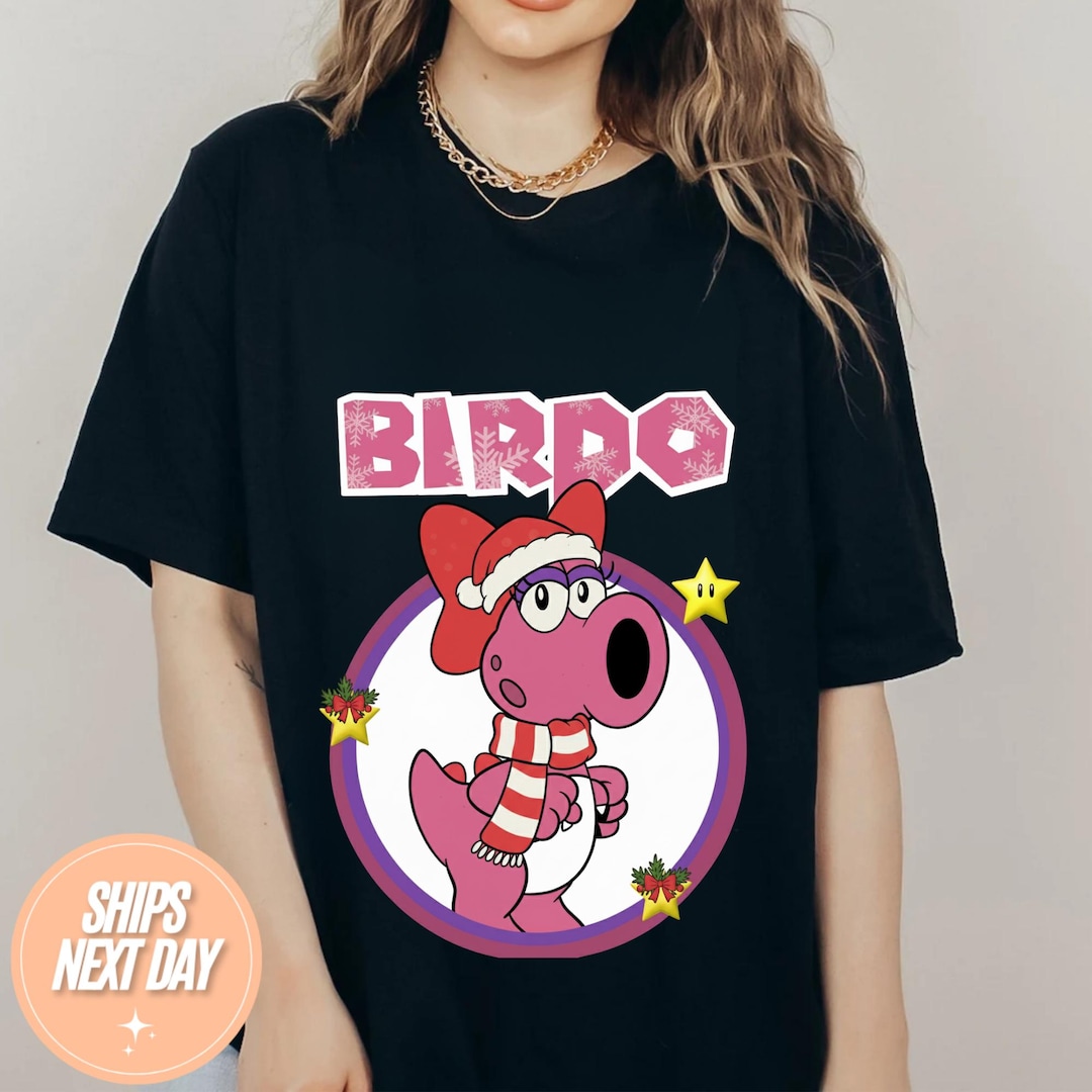 Birdo Retro Christmas Shirt - Cult Classic Gamer Gift - Super Mario 2 ...