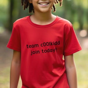 Team Coolkid Shirt - Etsy