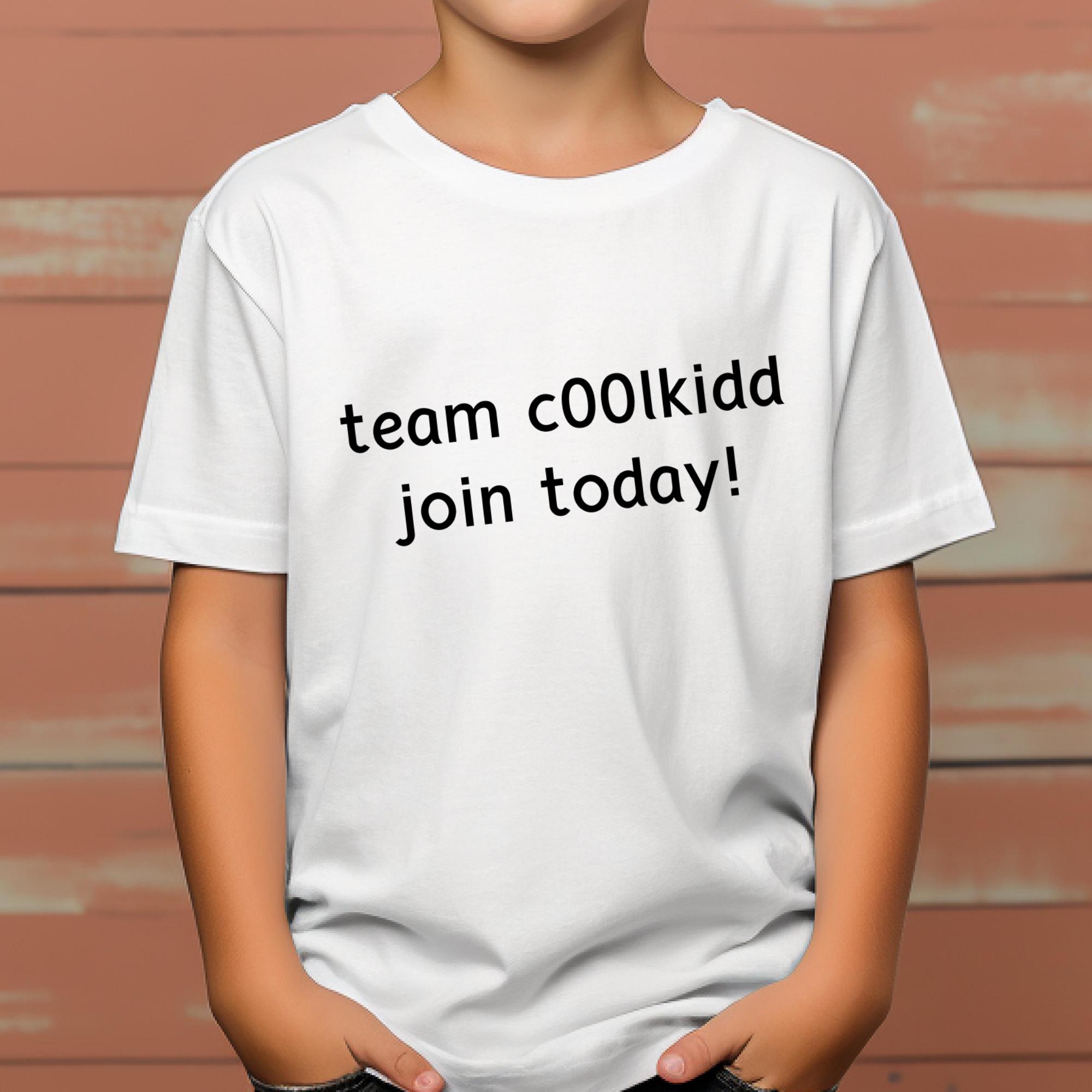 Team C00lkidd Join Today Shirt, Roblox, Hacker, Forsaken, Gamer Apparel ...