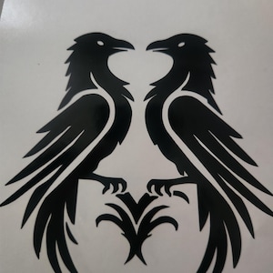 Hugin & Munin 8 Styles Odin's Ravens Decal Sticker - Etsy