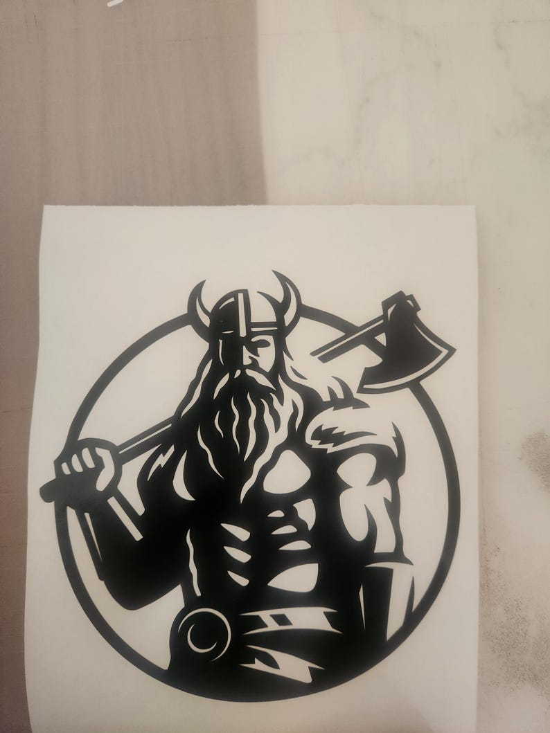 Viking Warriors Decal 8 Styles Sticker - Etsy