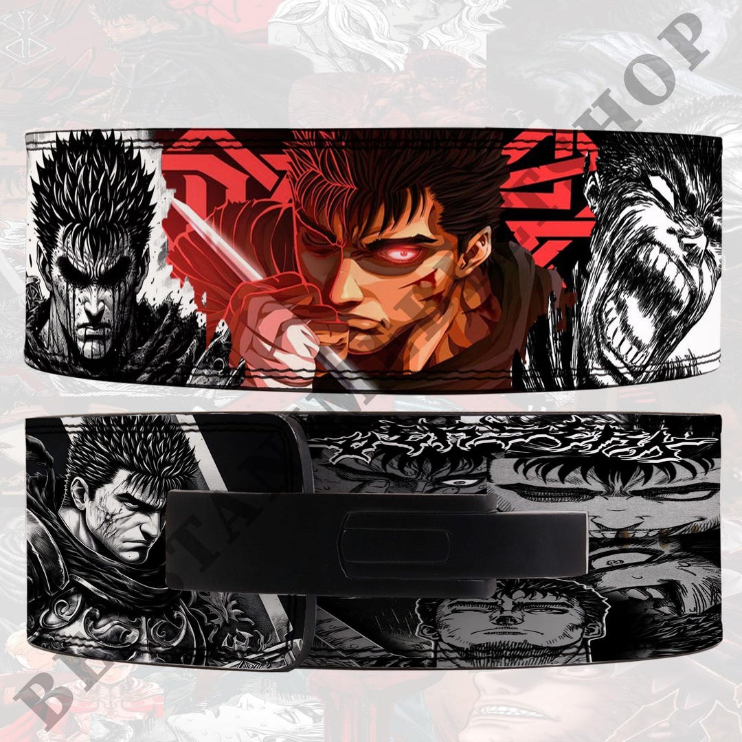 Berserk Anime Lever Belt | Powerlifting Belt | Anime Berserke Lever ...