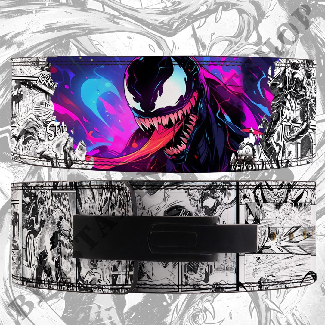 Venom Anime Lever Belt | Powerlifting Belt | Venom Lever Lifting Belt ...